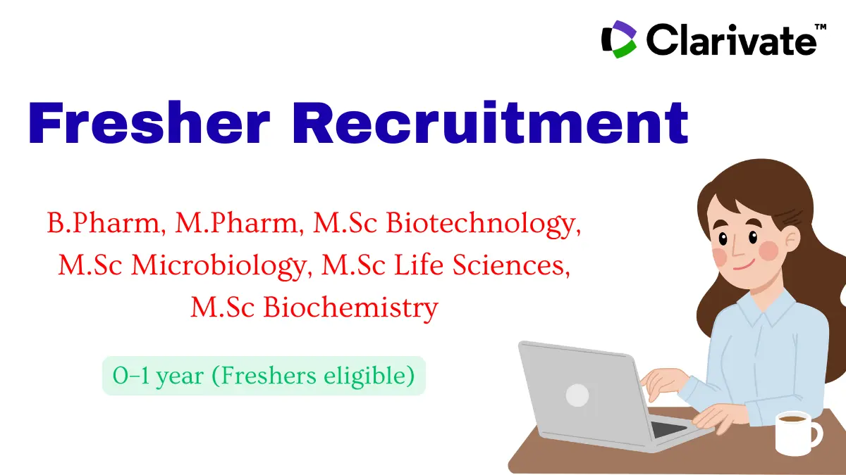 Clarivate Hiring Associate STEM Content Analyst – Hyderabad (Freshers ...