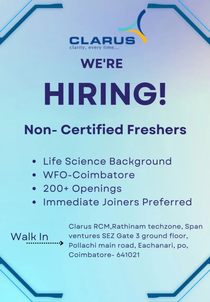 200+ Openings for Non-Certified Medical Coders – ClarusRCM